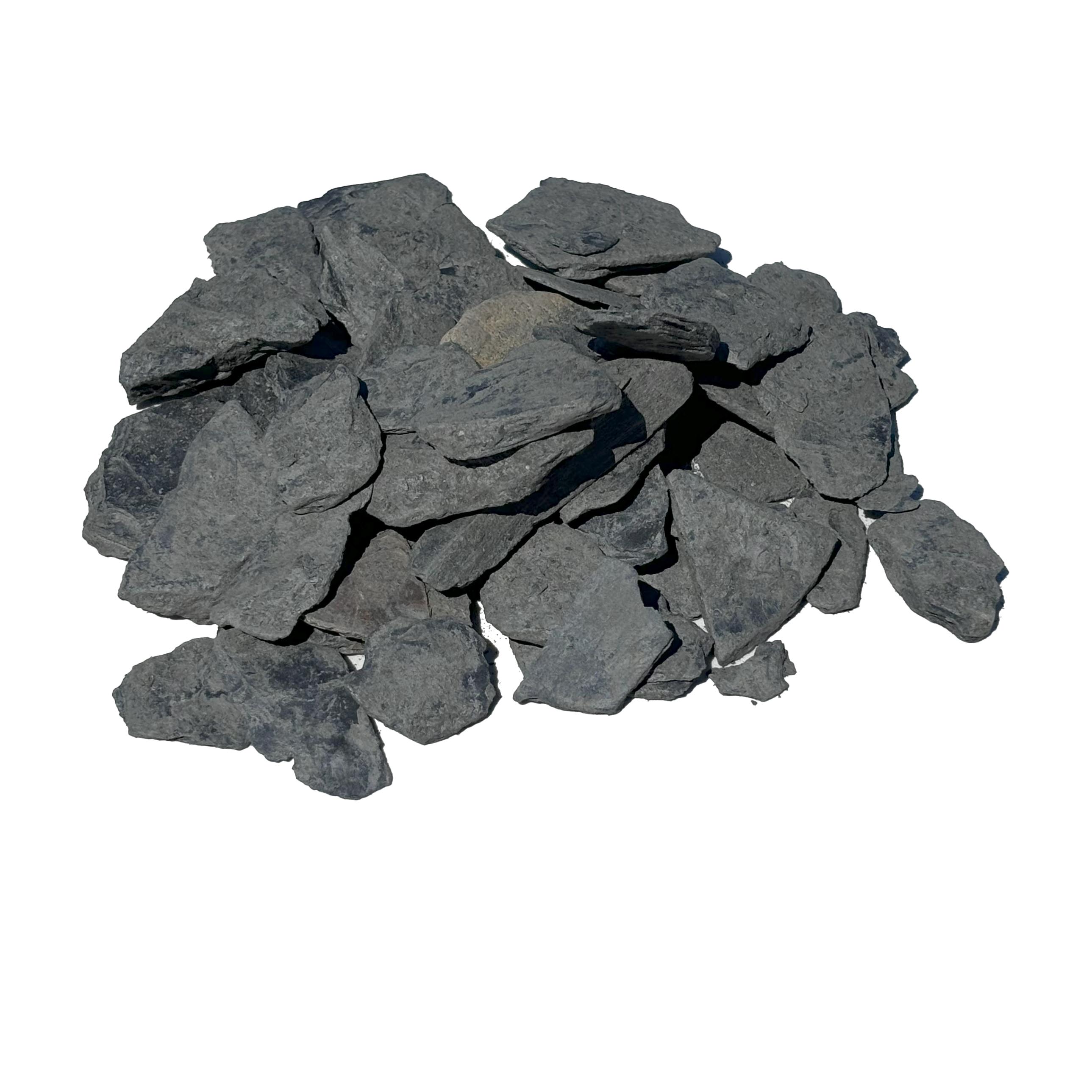 Small Slate Decorative Shards, 1/2 Cubic Foot, for Landscape Ground Co